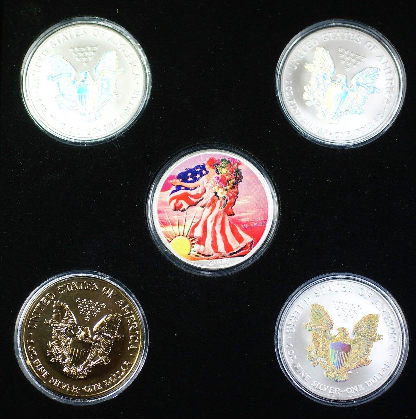 Bullion 2006 American Silver Eagle 4 Coin Brilliant Uncirculated Set ...