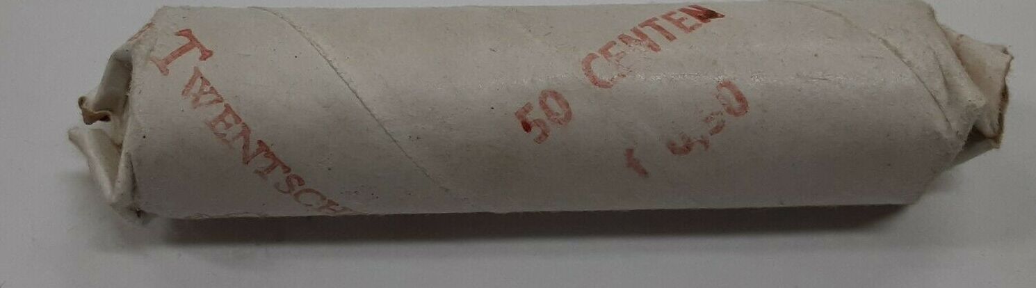 1 Cent 1962 Netherlands Roll - 50 BU Coins in Dutch Bank Wrapper - See ...