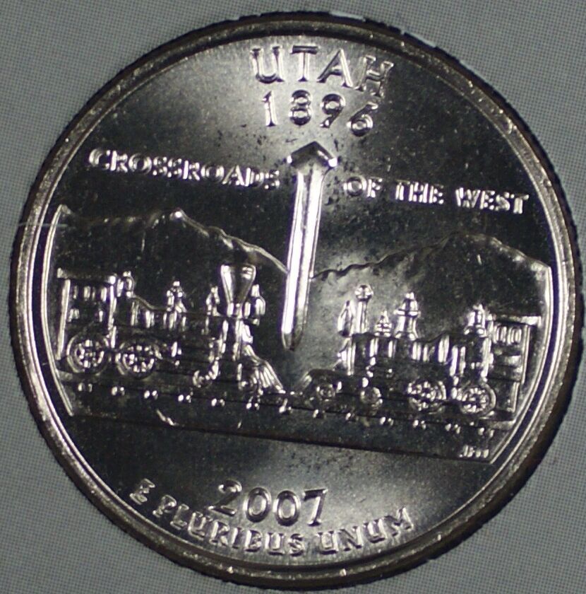 US CoinsQuartersState Quarters (1999-2008) $25 (100 UNC coins) 2007 ...