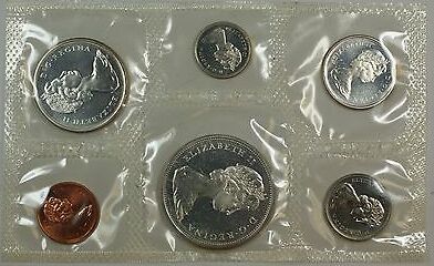 Canada CoinsProof/Prooflike Sets 1965 Canada Mint Set- Proof Like ...