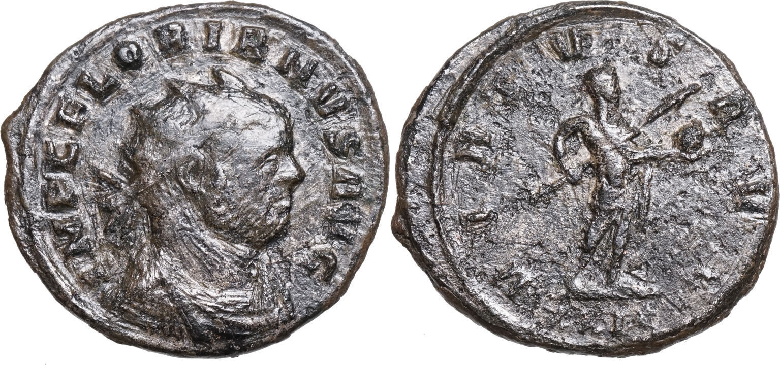 Florianus (276) AE Antoninian Rom, Virtus mit Speer ss | MA-Shops
