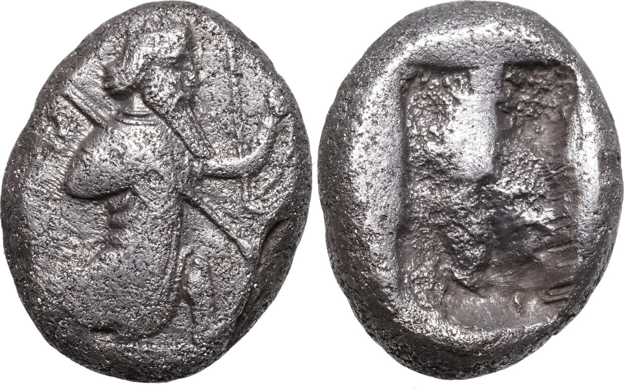 Artaxerxes I. - II. (~ 450-375 BCE) AR Siglos Sardes, Großkönig im ...
