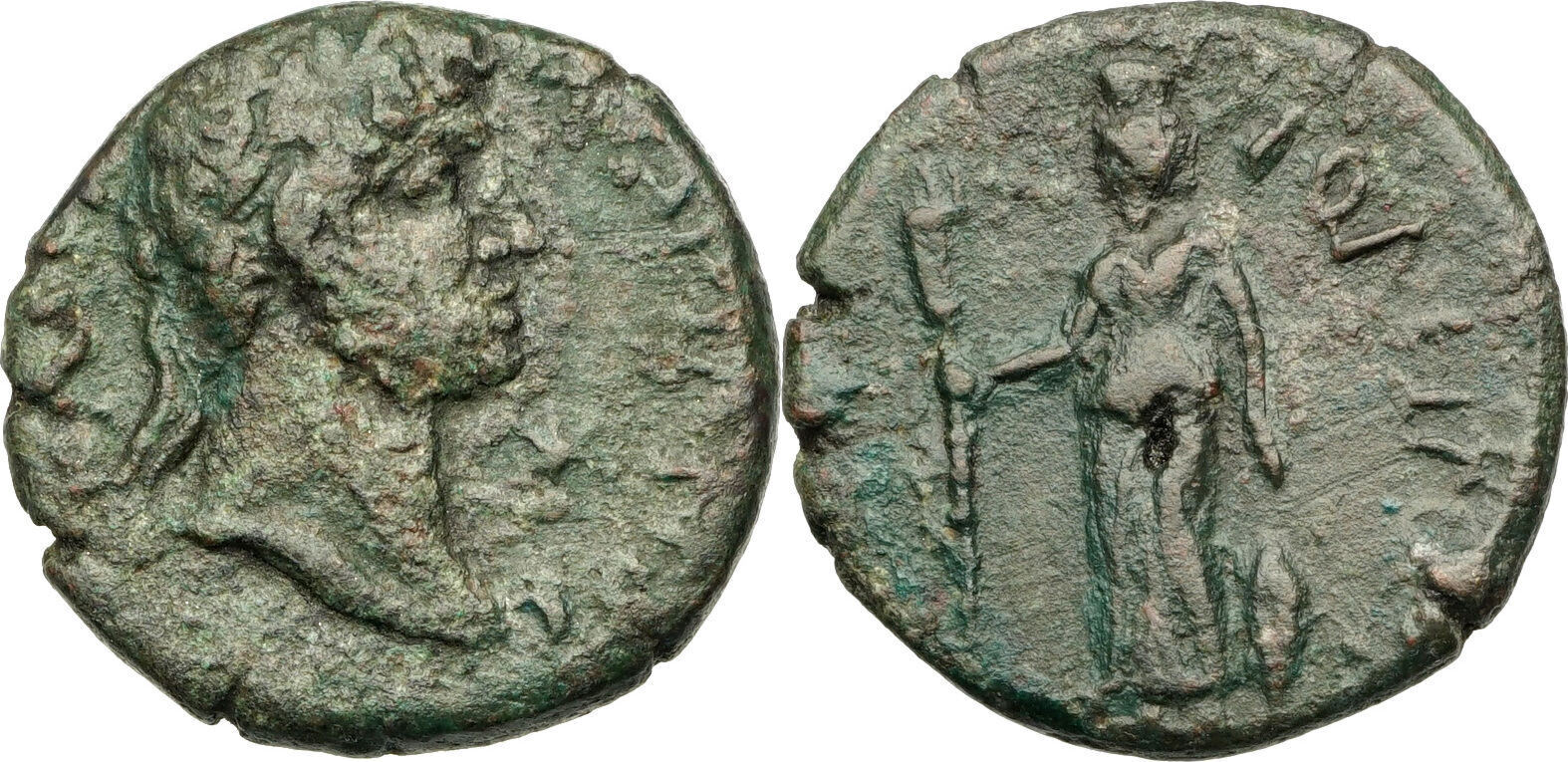 Makedonien, Amphipolis, HADRIAN AE (117-138) Artemis Tauropolos, SELTEN ...