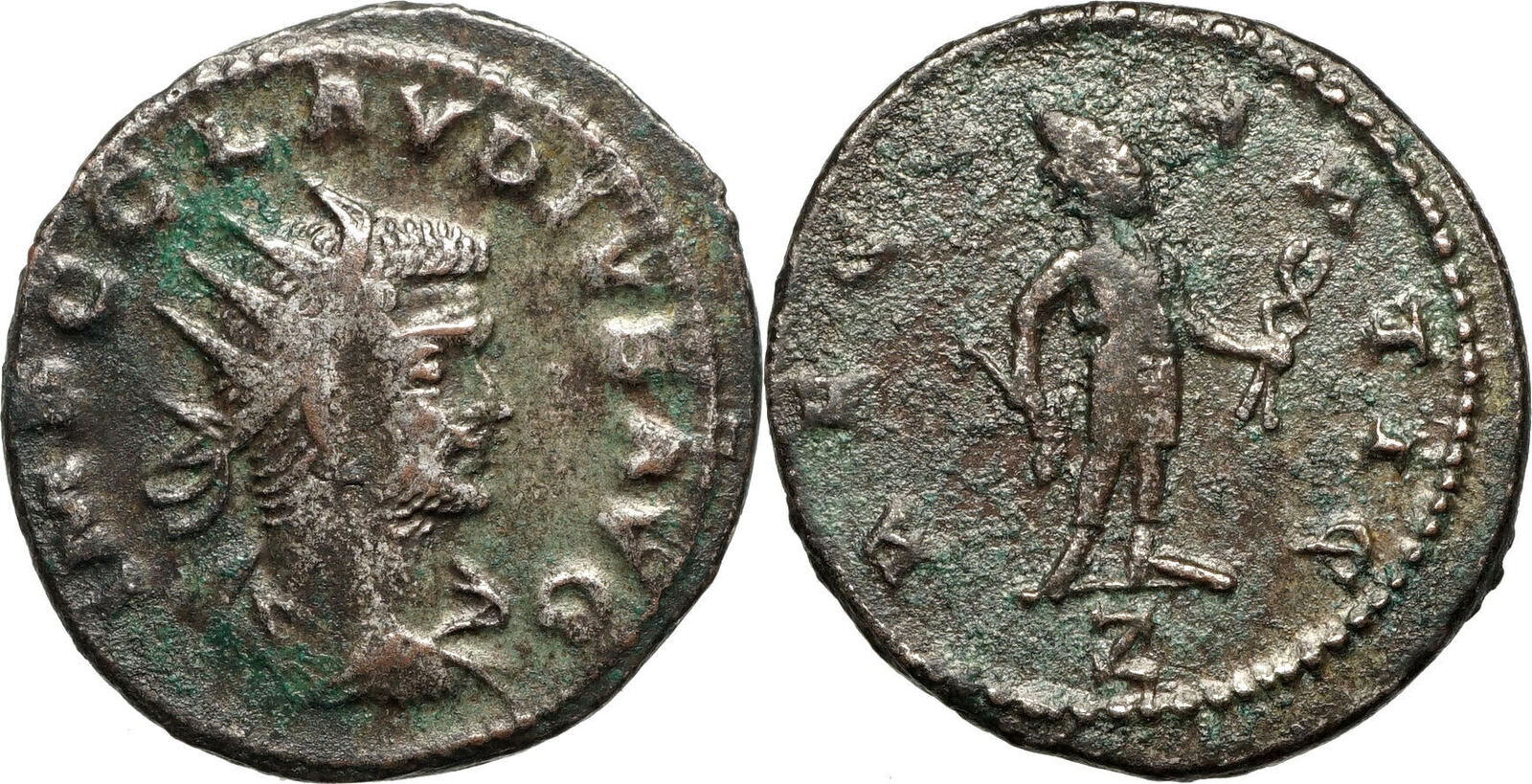 Claudius II. Gothicus (268-270) AE Antoninian Antiochia, VULCANUS ss ...