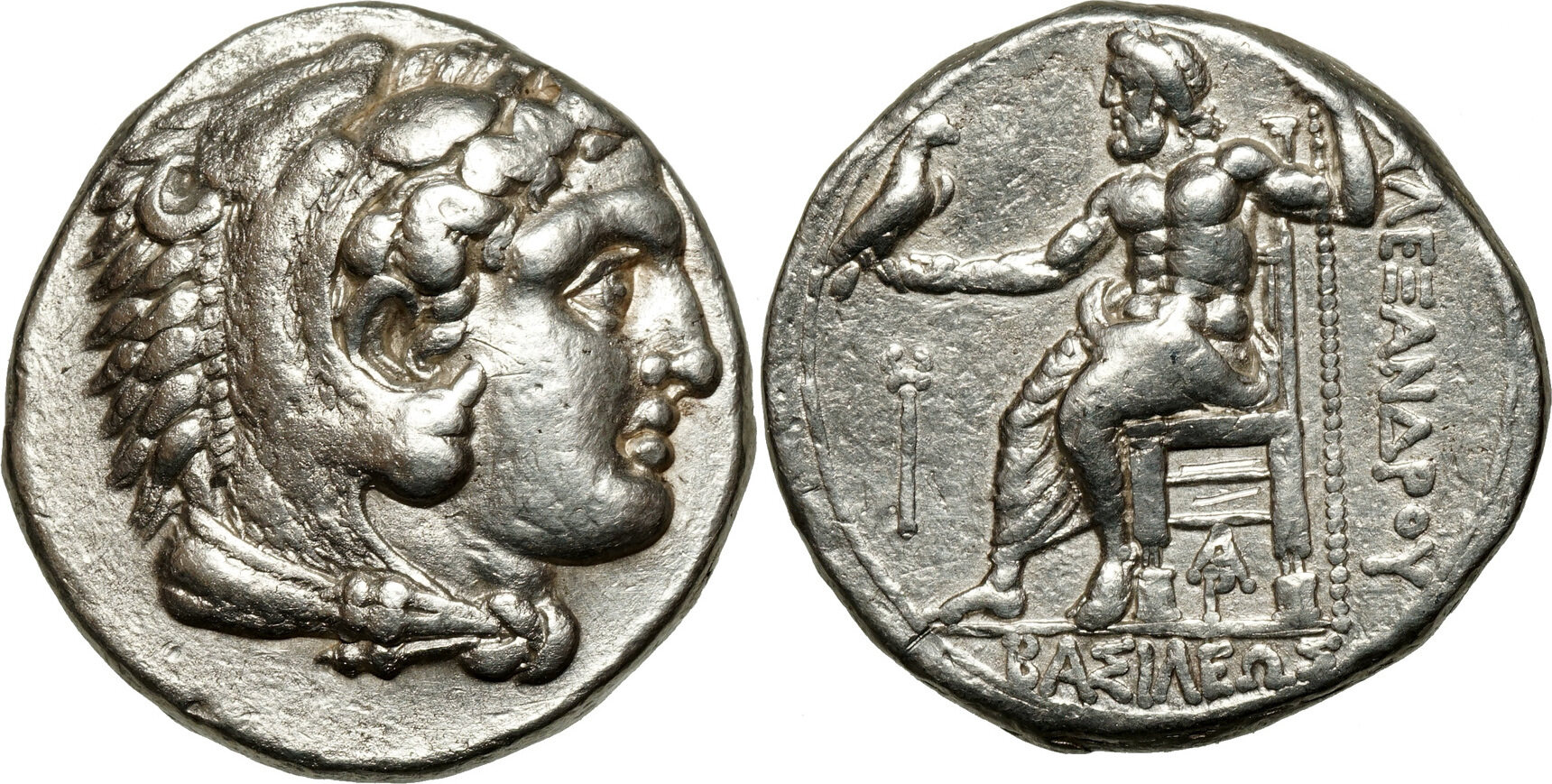 Makedonien, Alexander III. "der Grosse" Tetradrachme (327-320 BCE ...