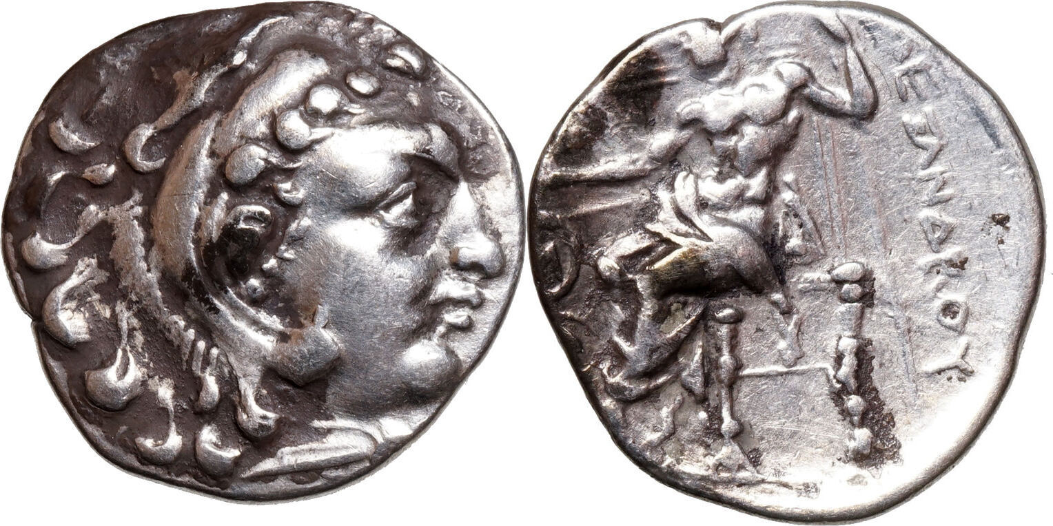 Alexander III. "der Große" Drachme (posthum, 290-275 BCE) Chios ss | MA ...
