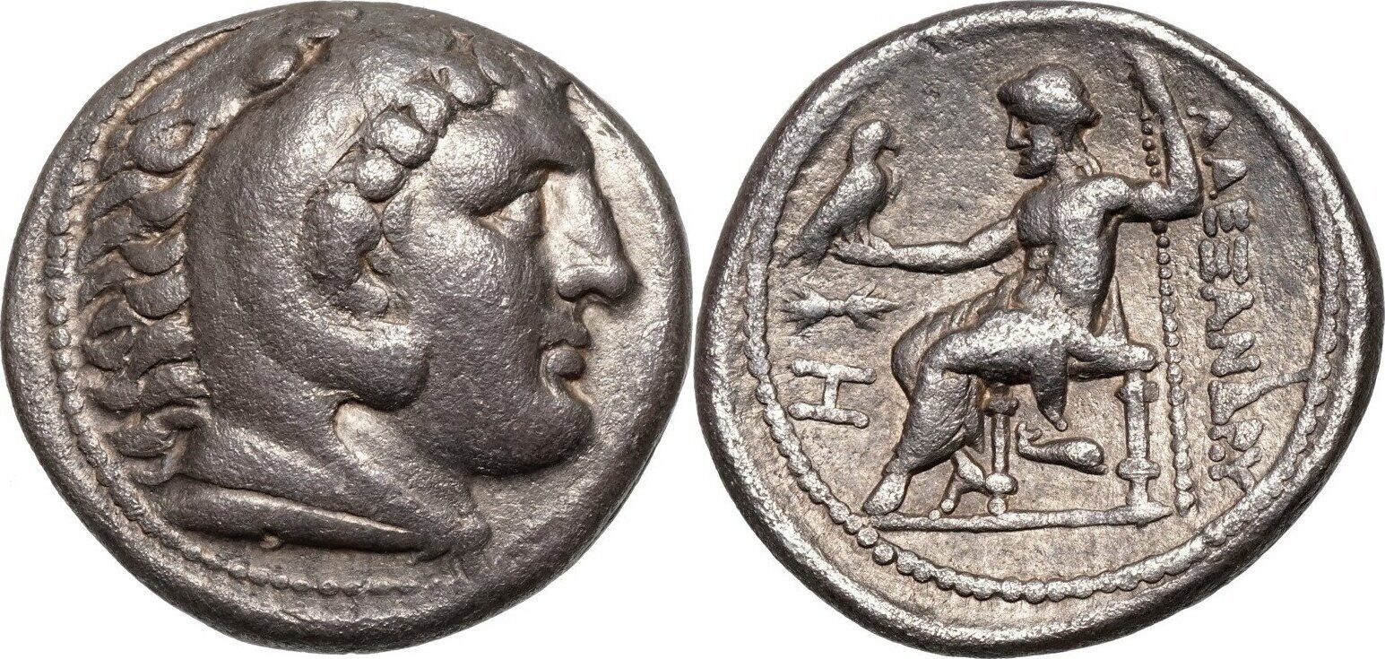 Makedonien, Alexander III. "the Great" Tetradrachme posthum (~294-290 ...
