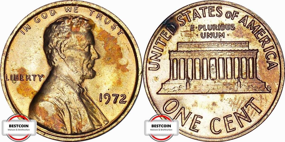 USA ONE CENT 1972 STG | MA-Shops
