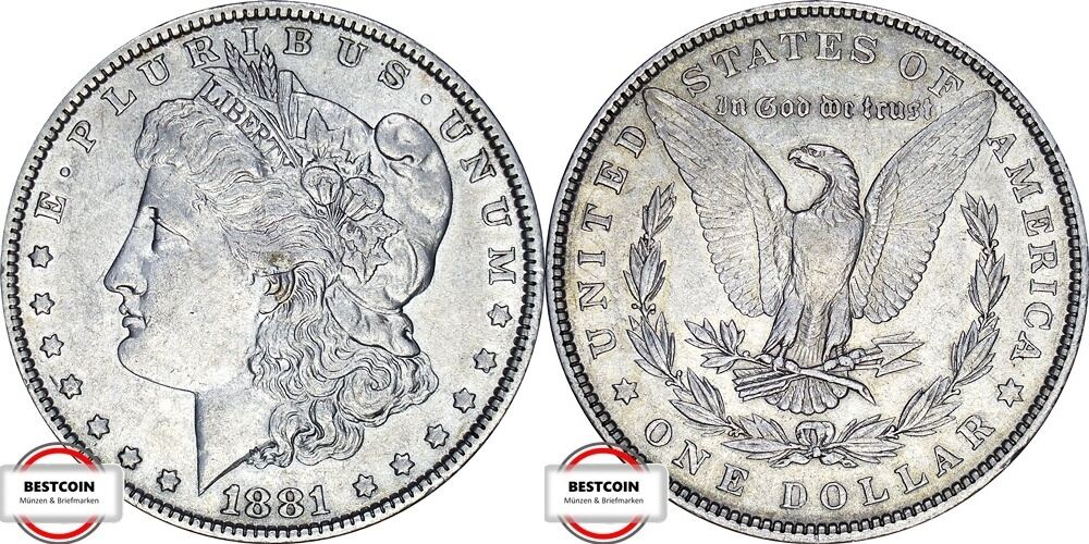 USA 1 $ 1881 KM 110 - Morgan Dollar STG | MA-Shops
