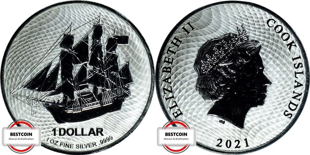 COOK ISLAND 1 Dollar 2021 N 222191 - Bounty PP | MA-Shops