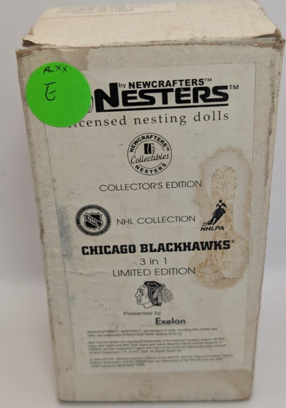 Chicago Blackhawks Arnason Bell Calder Nesting Dolls Set - RK732 | MA-Shops