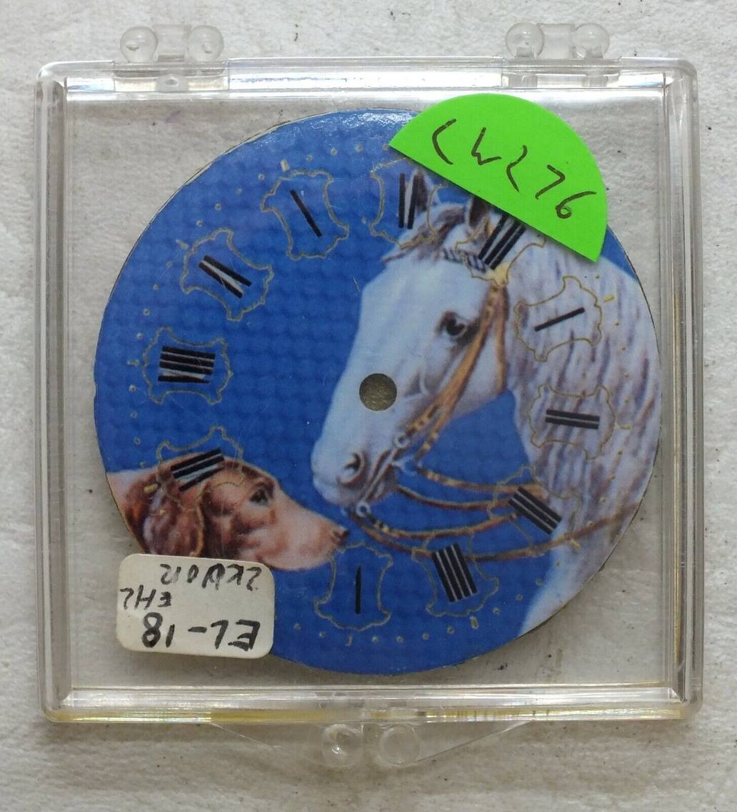 Sonstiges White Horse & Bridle Dog Elgin 18 Size Color Pocket Watch ...