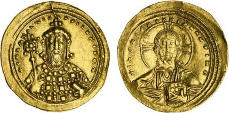 Byzantine Empire. Constantine VIII (1025-1028). AV Histamenon Nomisma ...