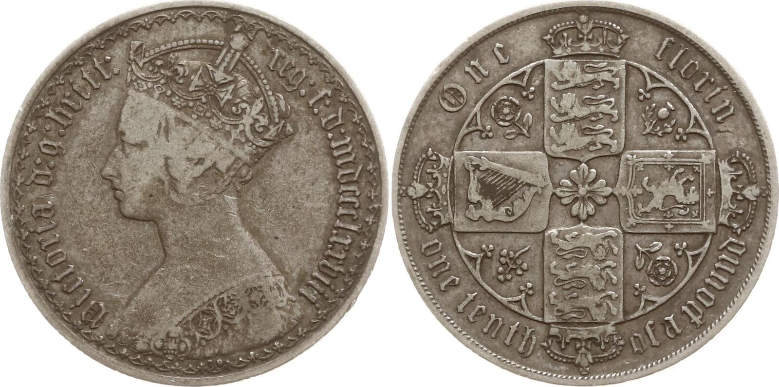 Großbritannien Gothic Florin 1878 Victoria, 1837 - 1901 Sehr schön | MA ...