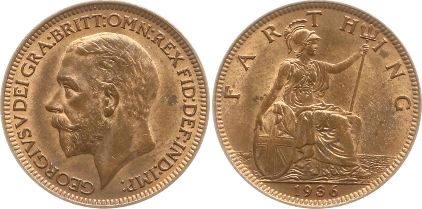 Großbritannien Farthing 1936 George V., 1910 - 1936 Vorzüglich | MA-Shops