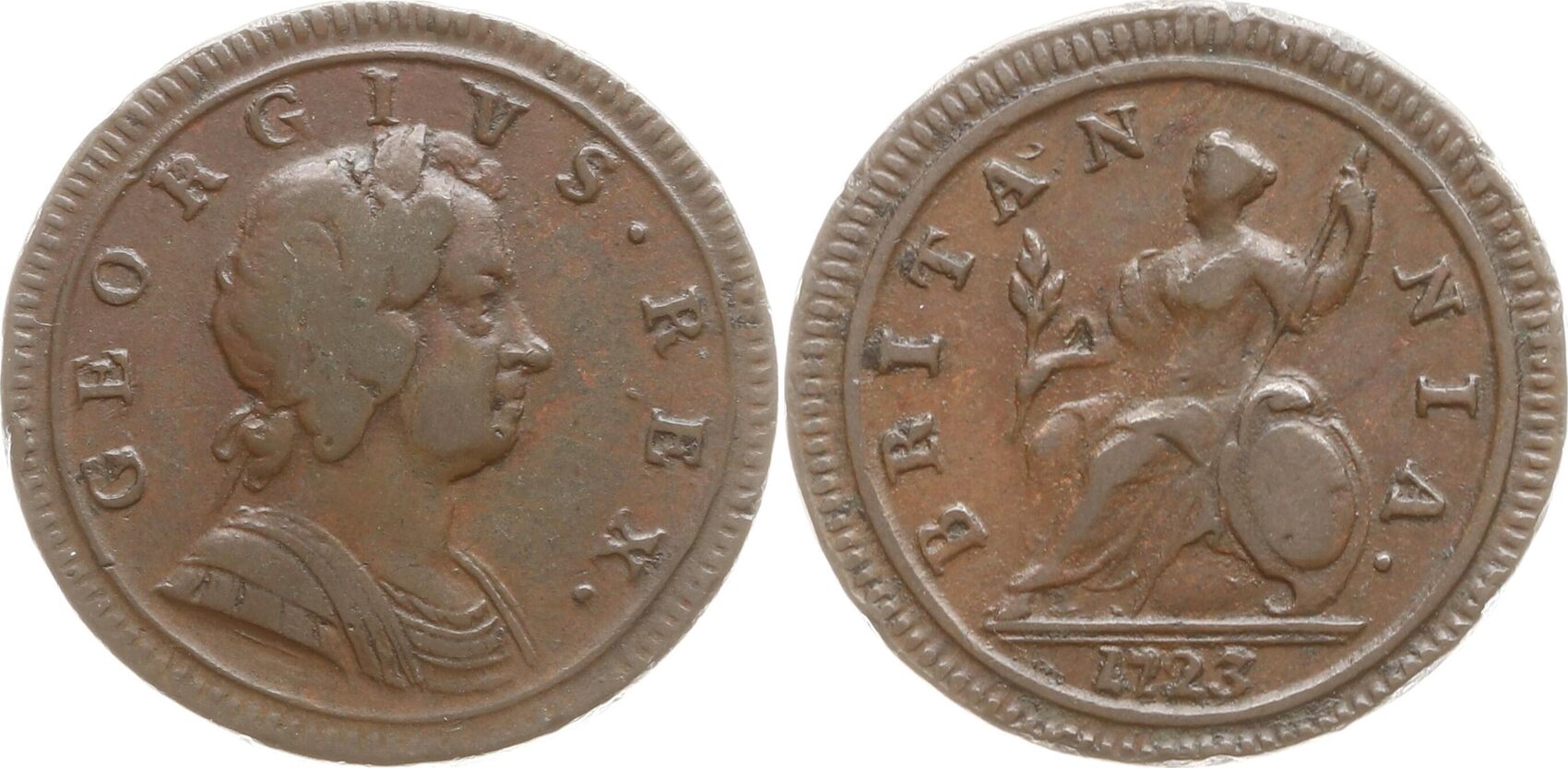 Großbritannien 1/2 Penny 1723 George I., 1714 - 1727 Sehr schön | MA-Shops