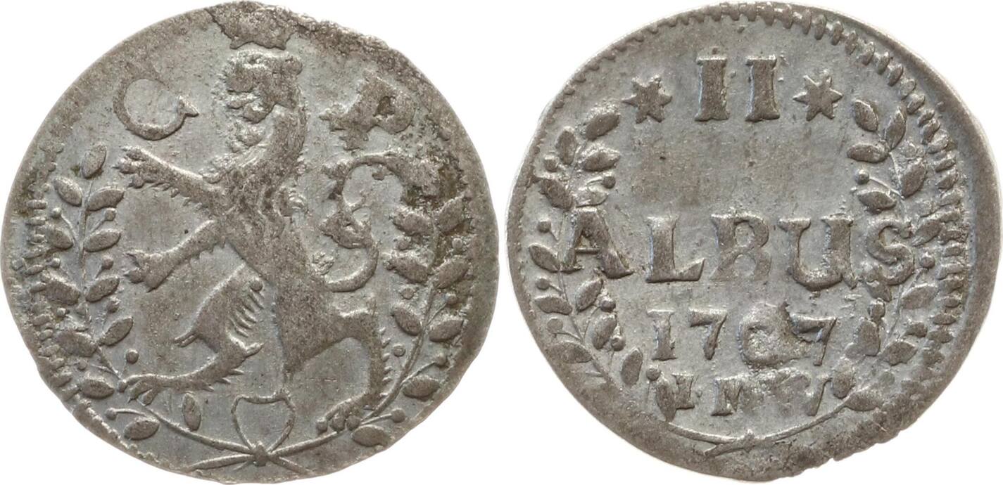 Pfalz, Kurfürstentum 2 Albus 1707 IMW Johann Wilhelm, 1690 - 1716 ...