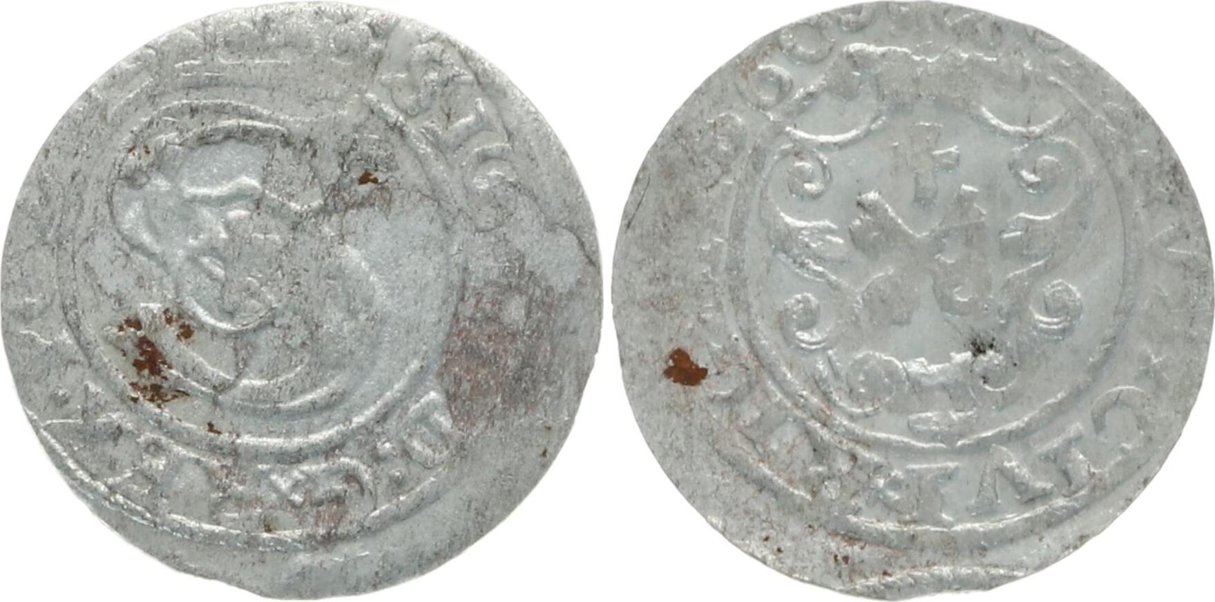 Polen Stadt Riga Schilling 1600 Sigismund III., 1587 - 1632 Vorzüglich ...