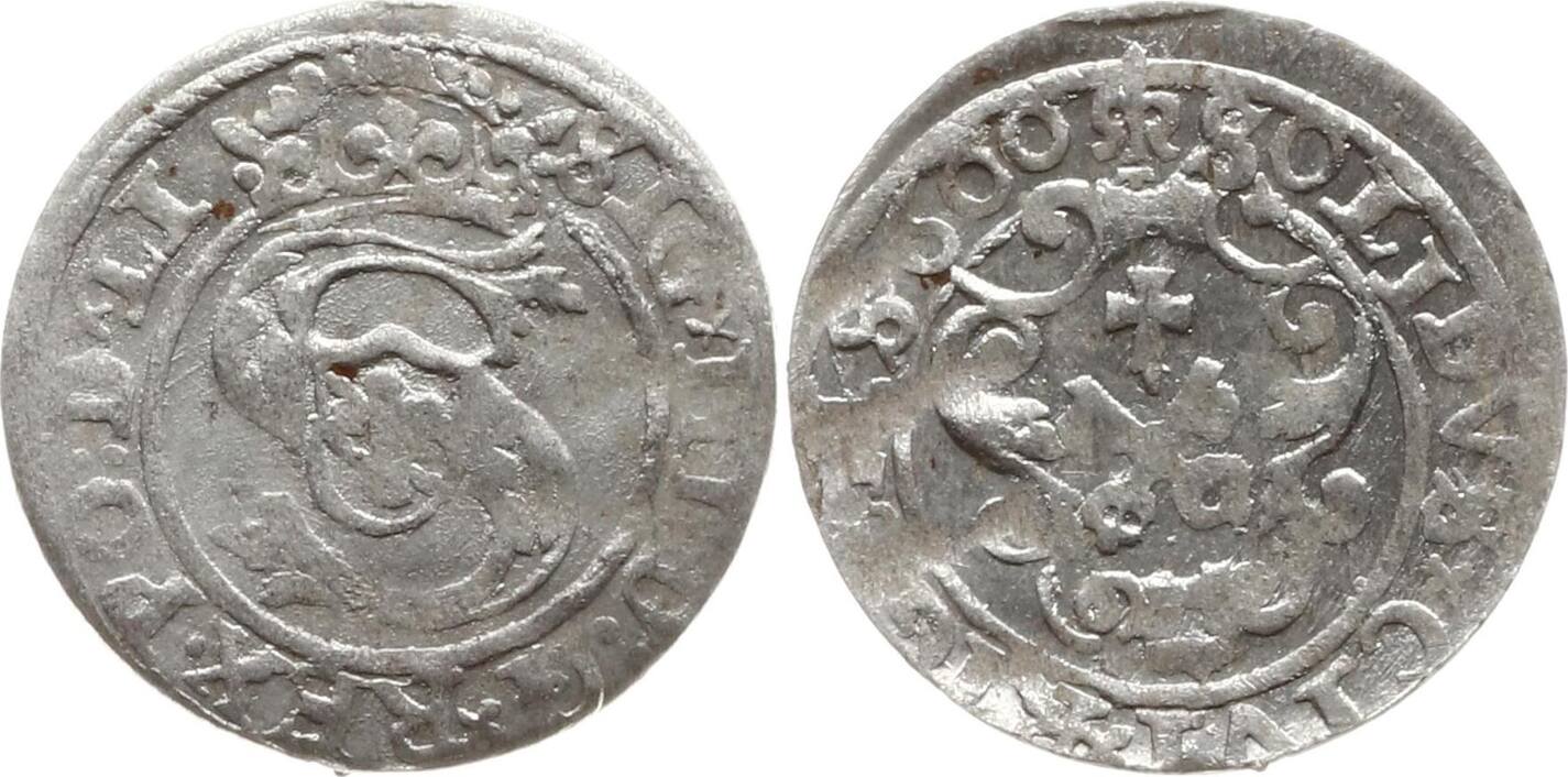 Polen Stadt Riga Schilling 1600 Sigismund III., 1587 - 1632 Vorzüglich ...