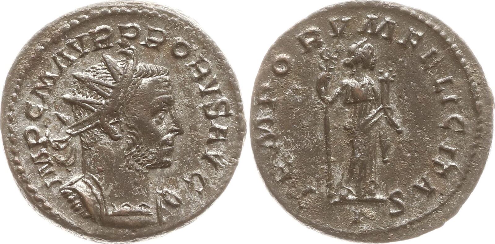 Römisches Kaiserreich Antoninian 277 Probus, Lugdunum, IMP C M AVR ...