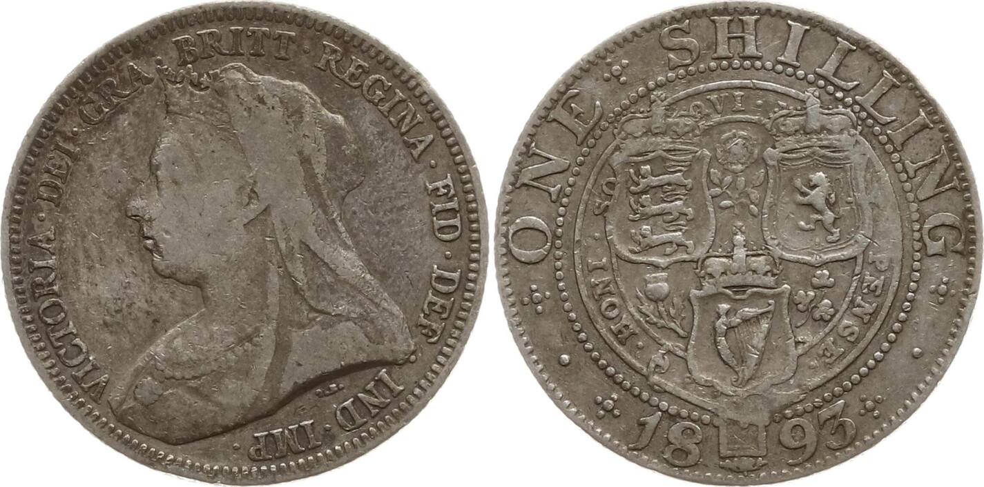 Großbritannien Shilling 1893 Victoria, 1837 - 1901 Sehr schön | MA-Shops