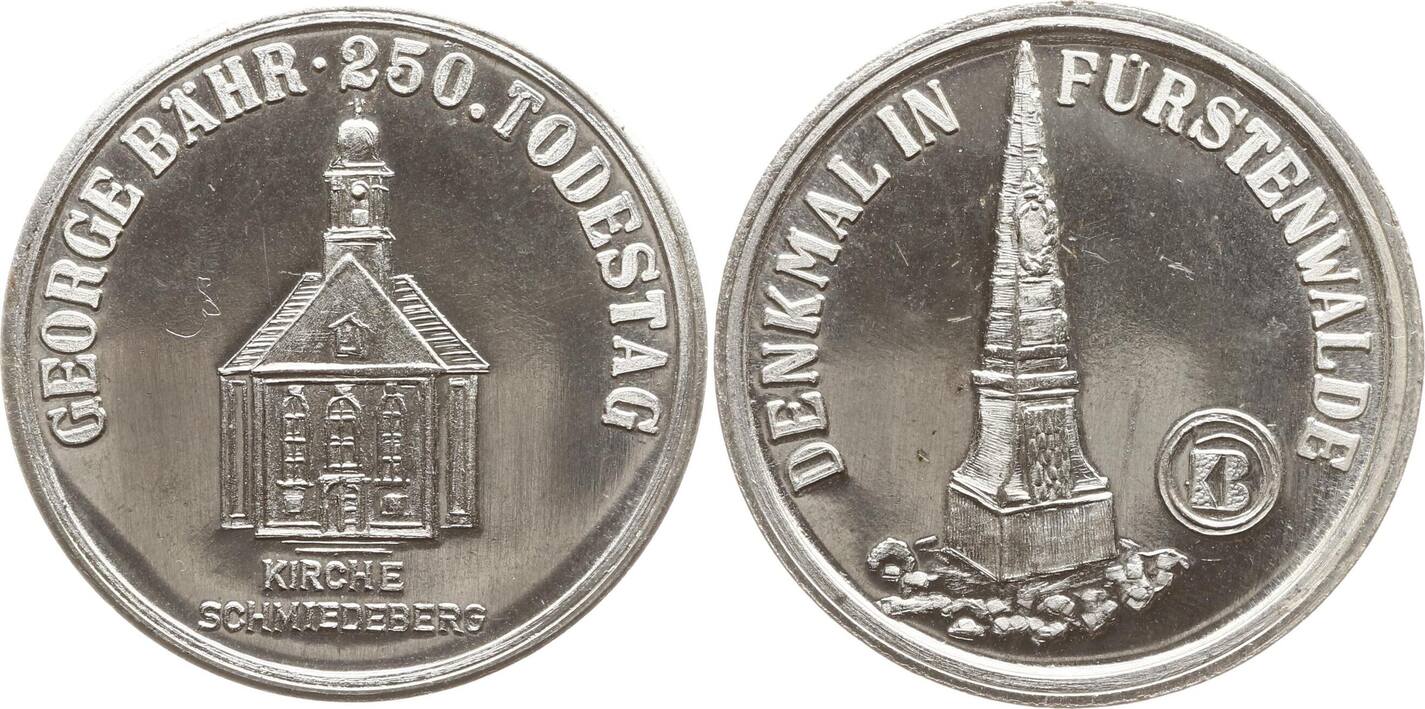 Sachsen, Altenberg - Fürstenwalde Medaille o.J. (1988) a.d. 250 ...