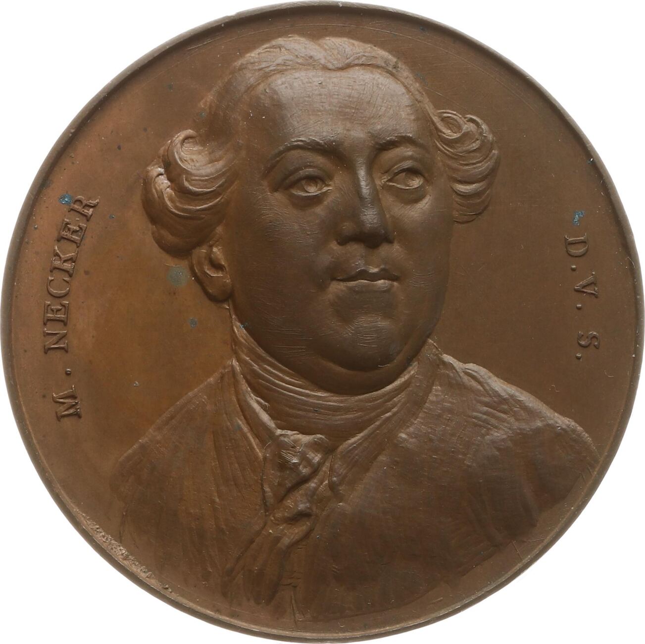 Frankreich, Königreich Einseitige Bronzemedaille o.J. Ludwig XVI., a.d ...
