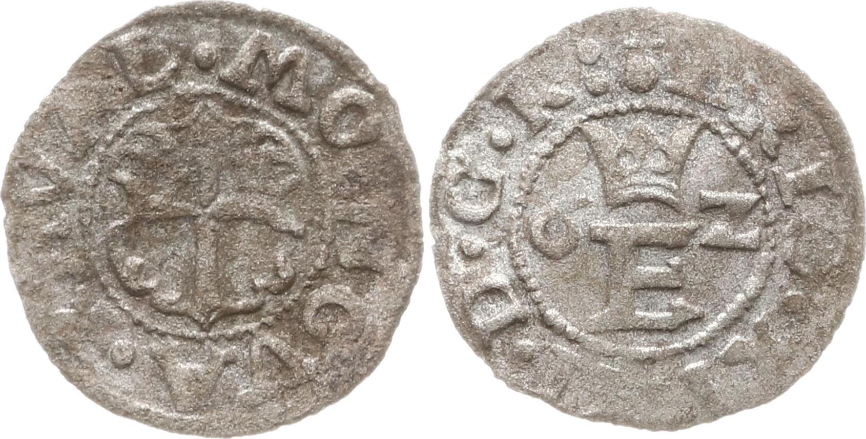 Reval Schilling 1562 Erik XIV, 1561 - 1568, Tallinn Sehr schön, kl ...