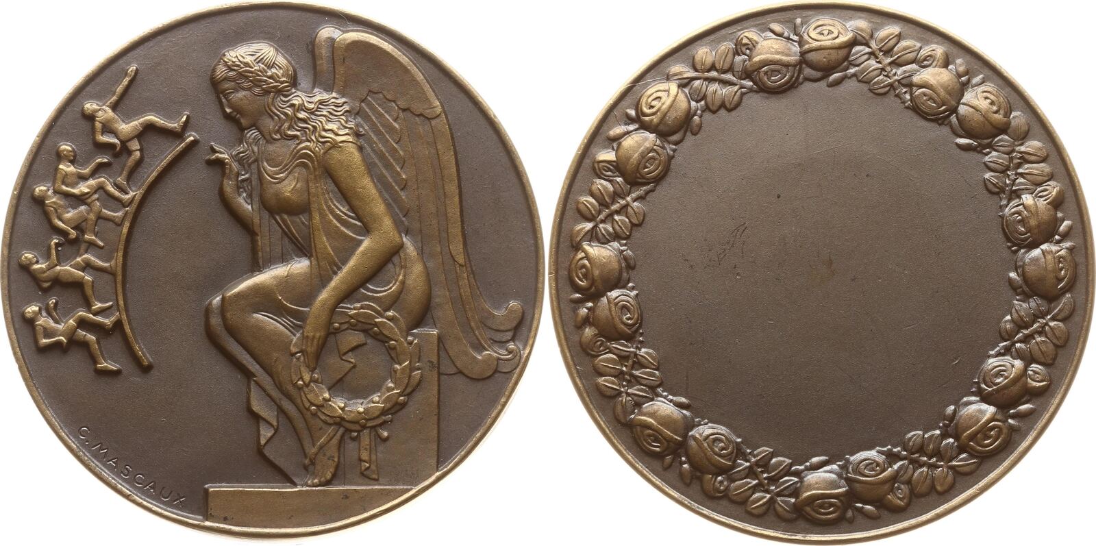 Frankreich, 3. Republik, Stadt Paris Bronzemedaille o.J. (~ 1930) v. C ... Frankreich, 3. Republik, Stadt Paris Bronzemedaille o.J. (~ 1930) v. C ...