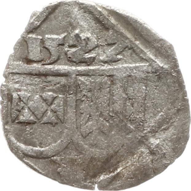 RDR, Haus Habsburg, Oberösterreich Einseitiger Pfennig 1527 Ferdinand I ...