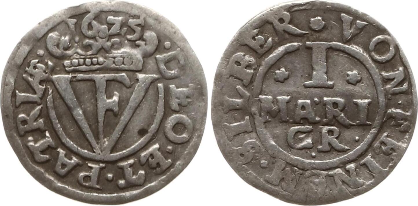 Braunschweig-Wolfenbüttel 1 Mariengroschen 1625 Friedrich Ulrich, 1613 ...