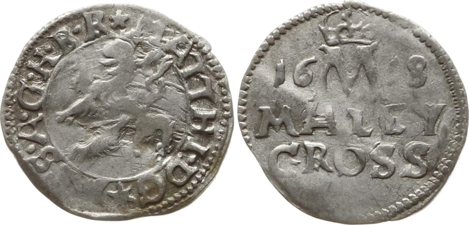 RDR, Haus Habsburg, Böhmen Maley Groschen 1618 Matthias II., 1612 ...