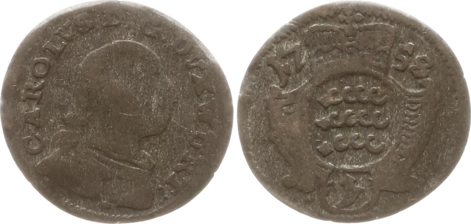 Württemberg 1 Kreuzer 1758 Karl Eugen, 1744 -1793 Fast sehr schön, min ...