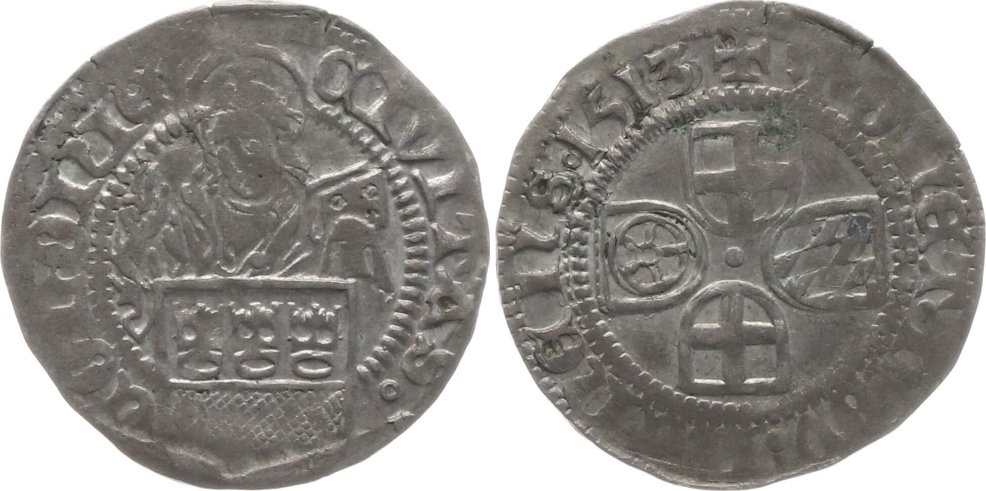 Köln, Stadt Schilling (1/2 Albus) 1513 Besser als sehr schön | MA-Shops