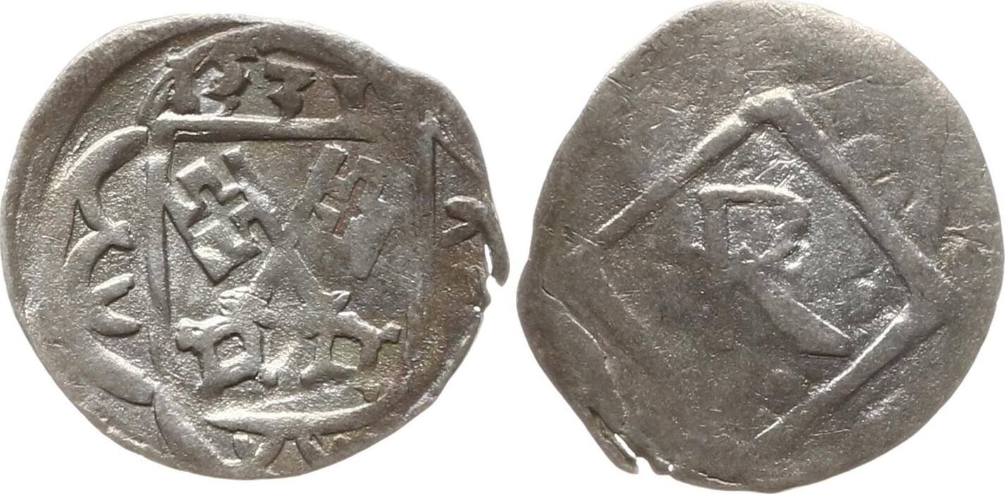 Regensburg, Stadt Pfennig 1531 Sehr schön, kl. Prägeschwächen, kl. SF ...