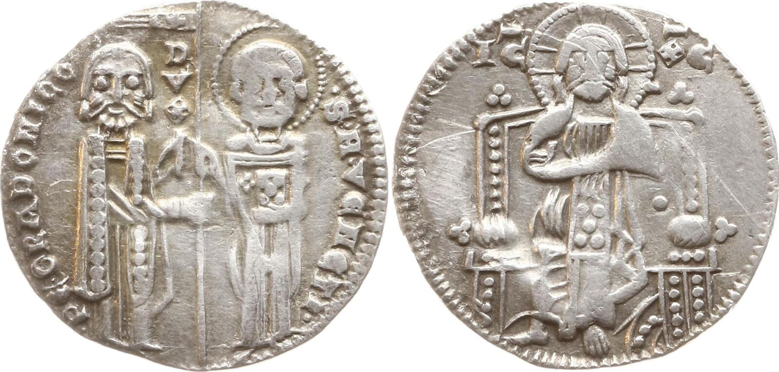 Italien, Venedig Grosso Pietro Gradenigo, 1289 - 1311, St. Marcus neben ...