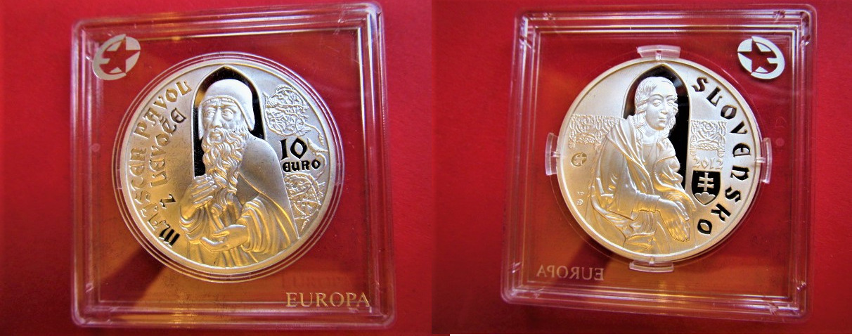 Slowakei 10 Euro 2012 Meister Paul von Leutschau - Bildhauer - Master ...