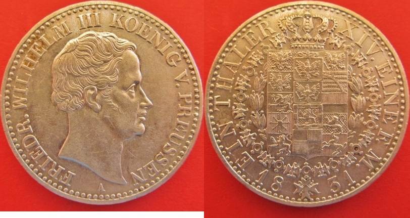 Brandenburg-Preussen Taler 1831 A Preußen - Friedrich Wilhelm III ...