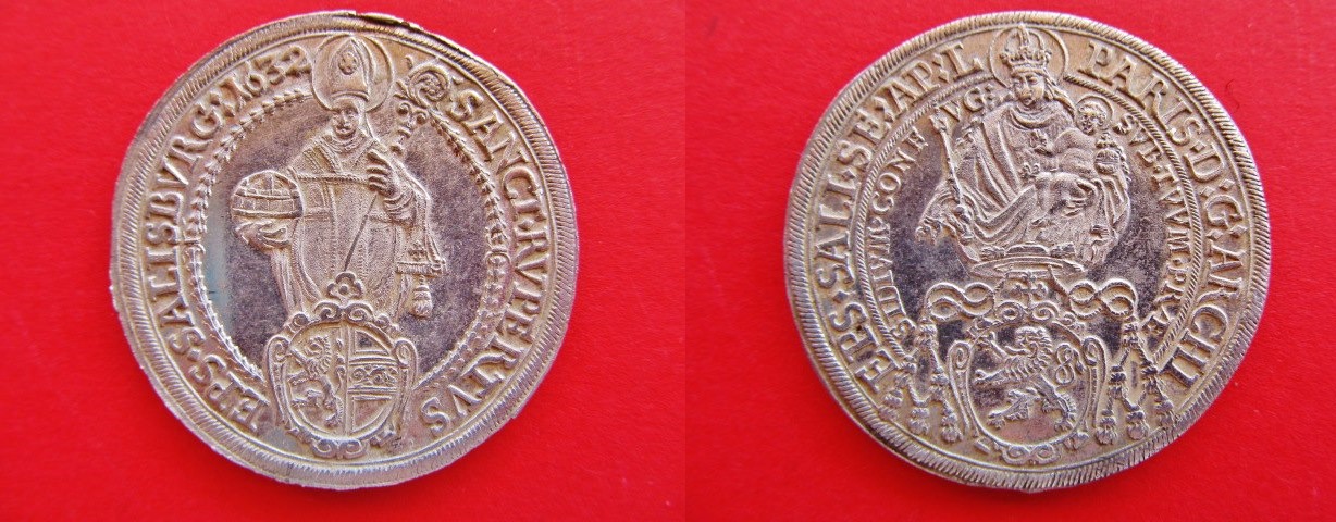 RDR / Österreich / Salzburg Taler 1632 Paris von Lodron 1619-1653 - Hl ...