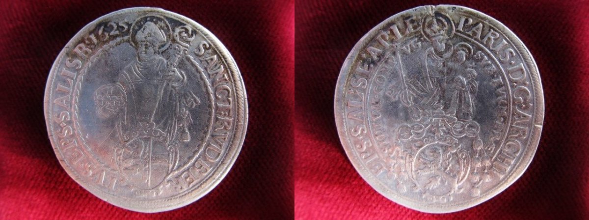 Österreich Taler 1625 Salzburg, Erzbistum, Paris von Lodron 1619-1653 ...