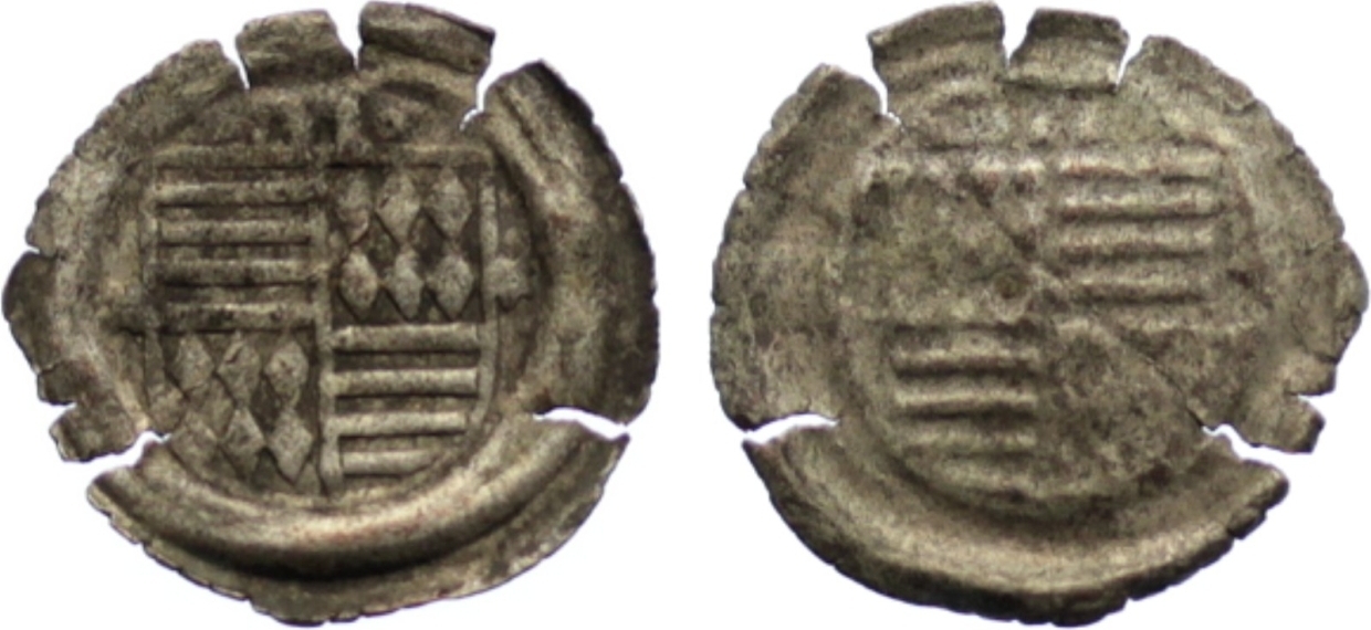Mansfeld Hohlpfennig Günther IV., Ernst II., Hoyer VI., Gebhard VII ...