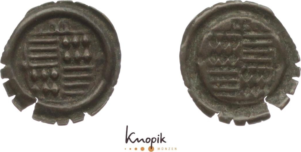 Mansfeld Hohlpfennig Günther IV., Ernst II., Hoyer VI., Gebhard VII ...