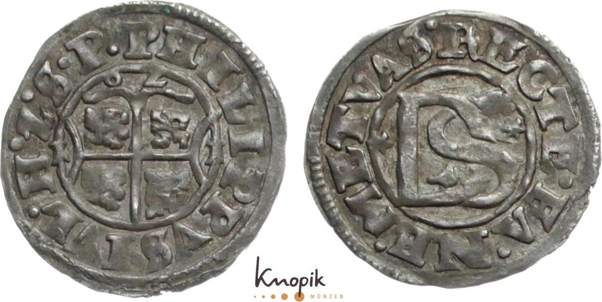 Pommern-Wolgast Doppelschilling 1621 Philipp Julius 1592-1625. sehr ...