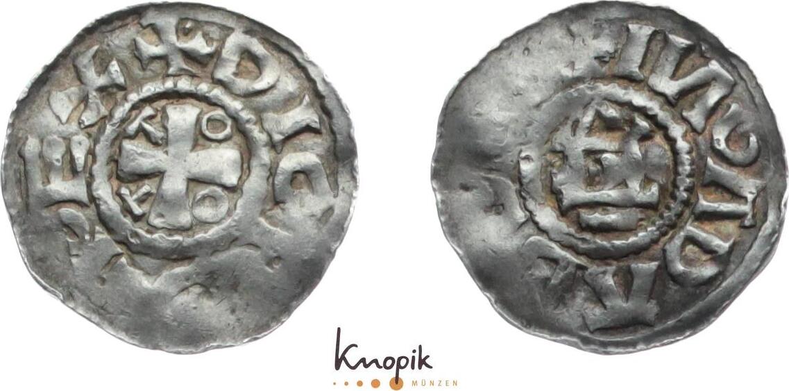 Magdeburg, Erzbistum Pfennig Giselher ? 981-1004. Prägeschwäche, sehr ...