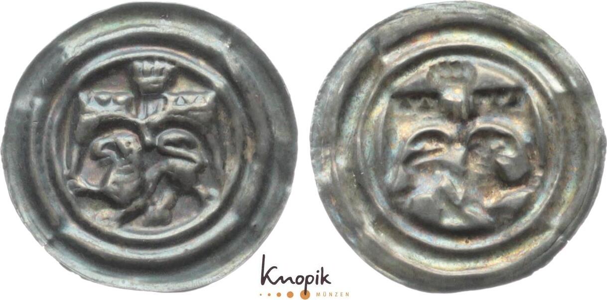 Lüneburg, herzoglich welfische Münzstätte Brakteat Heinrich der Lange ...