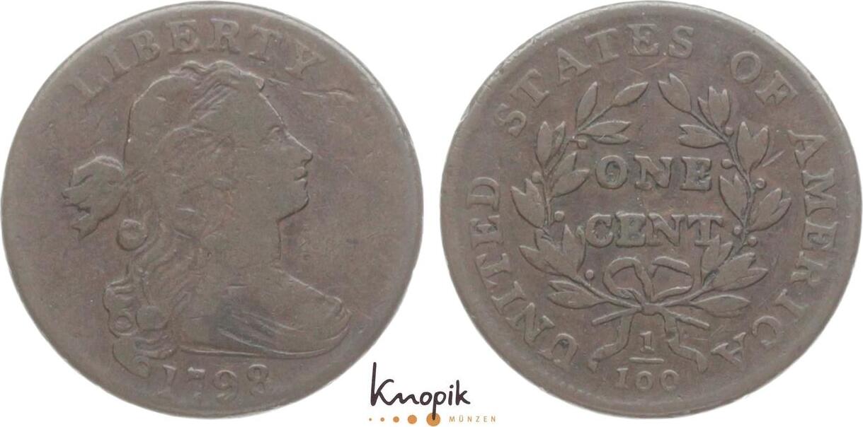 USA 1 Cent 1798 schön | MA-Shops