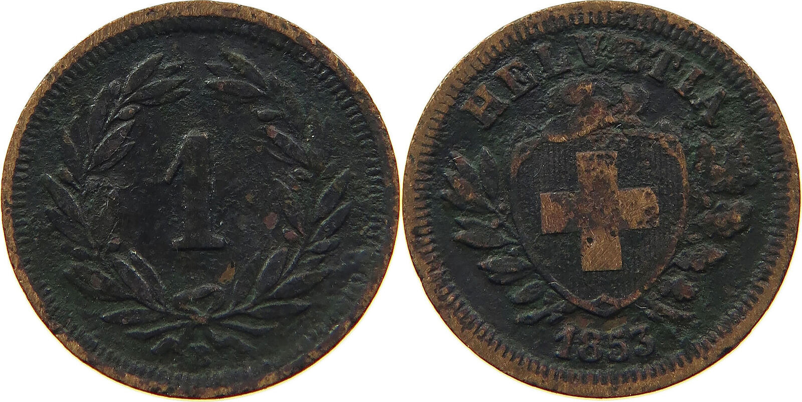 SCHWEIZ RAPPEN 1853 B S | MA-Shops