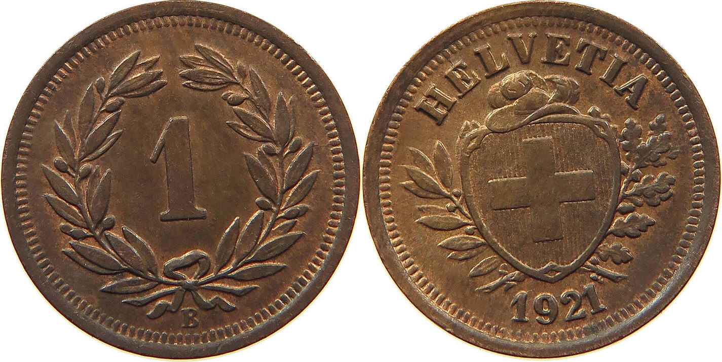 SCHWEIZ RAPPEN 1921 VZ | MA-Shops