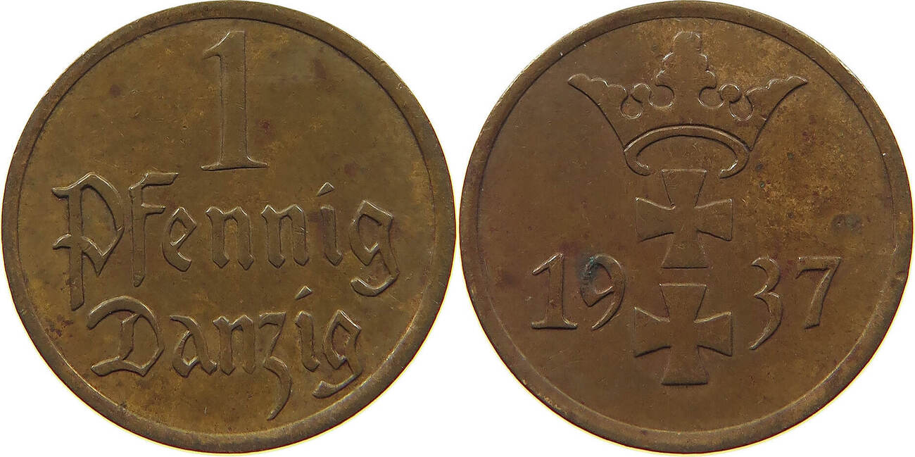 DANZIG PFENNIG 1937 SS | MA-Shops