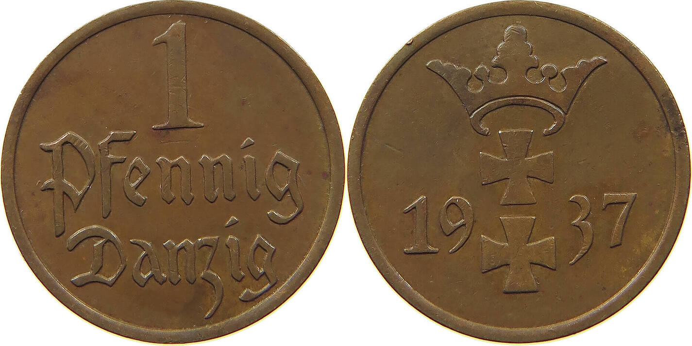DANZIG PFENNIG 1937 SS | MA-Shops